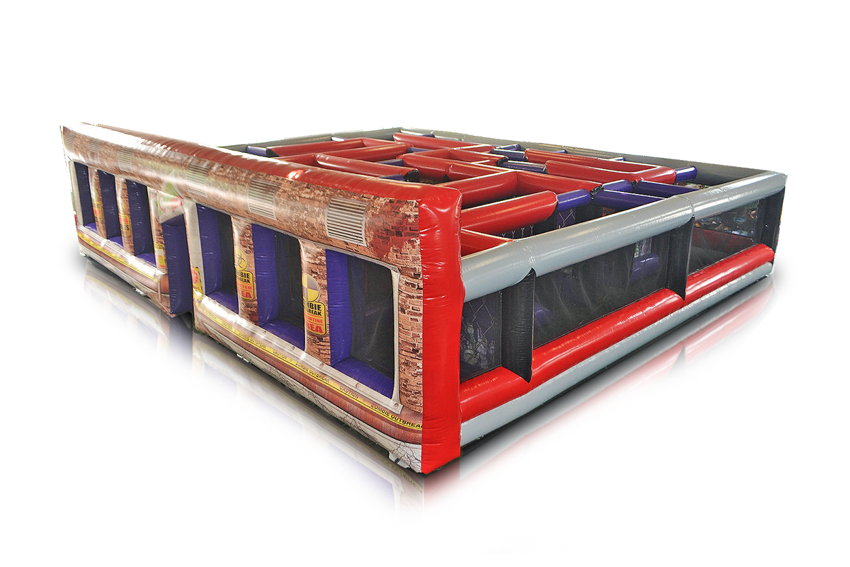 Zombie Maze | Bounce Houses R Us | Inflatable Obstacle Course Rentals ...